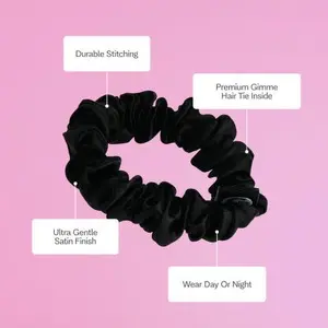 GIMME BEAUTY Slim Satin Hair Scrunchies