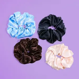 GIMME BEAUTY Large Satin Hair Scrunchies
