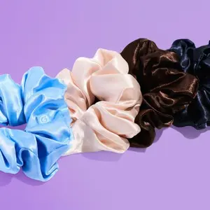 GIMME BEAUTY Large Satin Hair Scrunchies