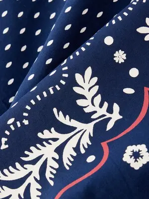 SKALL STUDIO Juniper Printed Organic Cotton Scarf