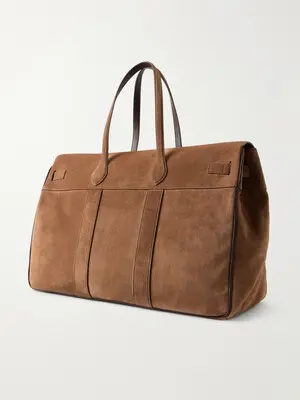 Brunello Cucinelli Suede Weekend Bag
