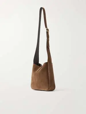 Saint Laurent Le 5 À 7 Suede Shoulder Bag