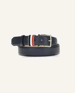Thom Browne Hammered Leather Belt