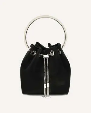 JIMMY CHOO Bon Bon Bucket Bag - Black