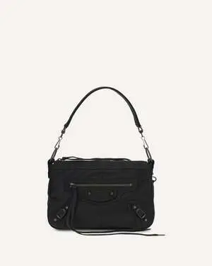 Balenciaga Le City Moto Small Shoulder Bag - Black