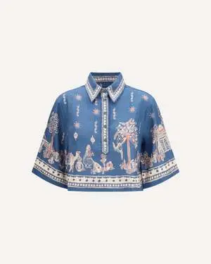 ALEMAIS Acacia Cropped Shirt