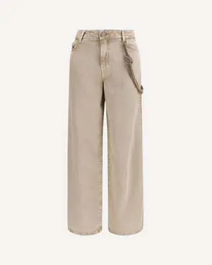 Pinko Lauryn Jeans With Jeweled Cord - Beige