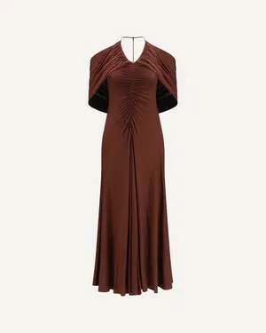 SELF-PORTRAIT Jersey Midi Dress