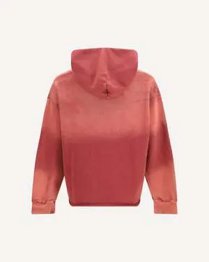 FOUND Embroidered Wildlife Hoodie - Red