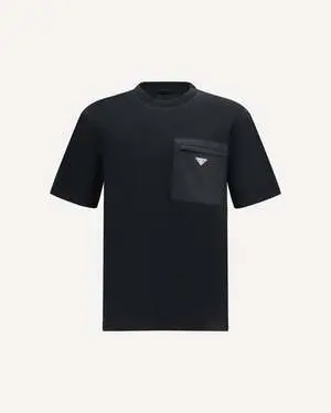 Prada Pocket T-hirt With Logo