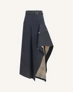 Burberry Heather Asymmetric Skirt