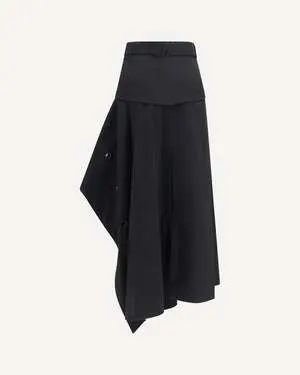 Burberry Heather Asymmetric Skirt