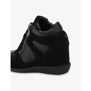 Carvela Altezza Wedge Leather Trainers
