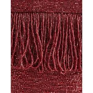 Rixo Zenni Fringed Beaded Bag
