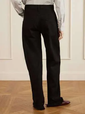 Phoebe Philo Arch Fringed Cotton Jeans