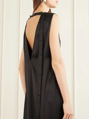 Bottega Veneta Silk Satin Maxi Dress