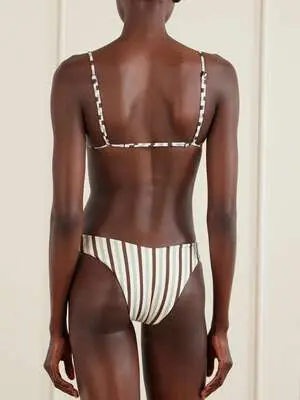 HAIGHT. Leila Striped Bikini Briefs