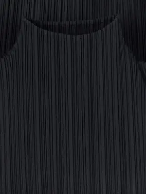 PLEATS PLEASE Pleated Tank Top - Black