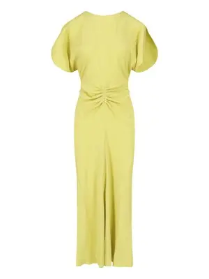 VICTORIA BECKHAM Victoria Beckham Bela Midi Dress