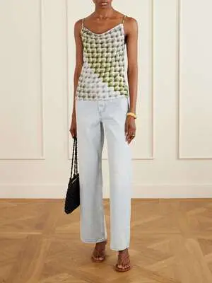 Missoni Metallic Crochet-knit Tank