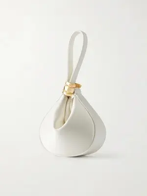 AMANU The Zambia Mini Satin Clutch - Neutrals