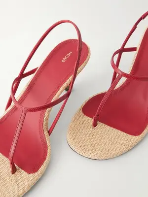 NEOUS Arneb 65 Cone Heel Sandals - Red