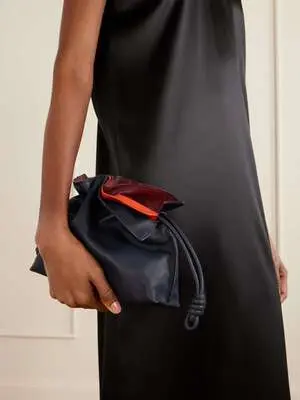 Loewe Flamenco Layers Mini Leather Clutch