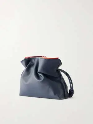 Loewe Flamenco Layers Mini Leather Clutch