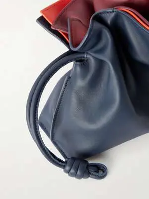 Loewe Flamenco Layers Mini Leather Clutch