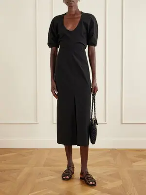 JIL SANDER Hydra Strappy Leather Sandals - Black