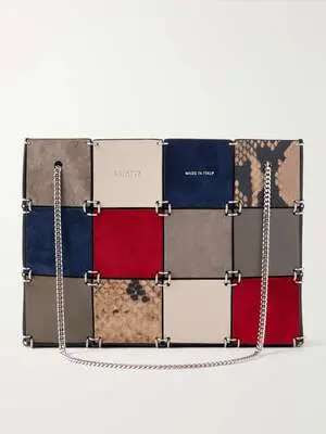 Khaite Emma Color-block Leather Mini Bag - Multi
