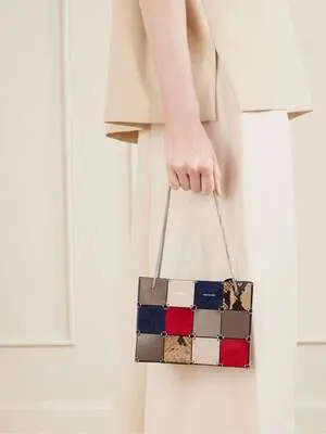 Khaite Emma Color-block Leather Mini Bag