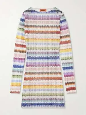 Missoni Striped Crochet-knit Coverup - Multi