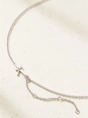 Nikos Koulis 18 Karat White Diamond Necklace