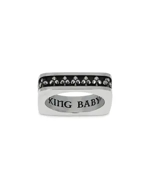 KING BABY STUDIO Sterling Square Stack Ring