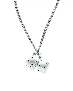 KING BABY STUDIO Sterling Dice Pendant Necklace