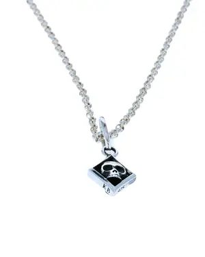 KING BABY STUDIO Sterling Skull Pendant Necklace