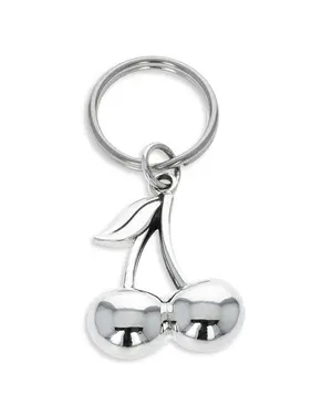 KING BABY STUDIO Sterling High Roller Club Cherries Key Chain