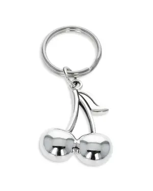 KING BABY STUDIO Sterling High Roller Club Cherries Key Chain