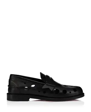 CHRISTIAN LOUBOUTIN The Plato Dots Loafer - Black