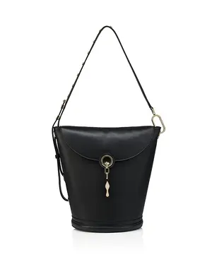 CHRISTIAN LOUBOUTIN Flo Bucket Bag - Black