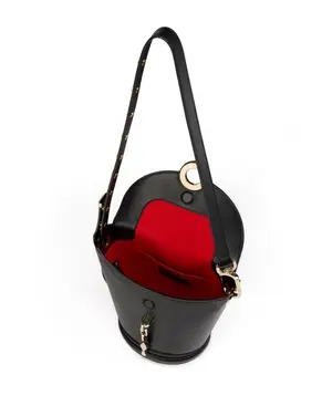 CHRISTIAN LOUBOUTIN Flo Small Shoulder Bag - Black