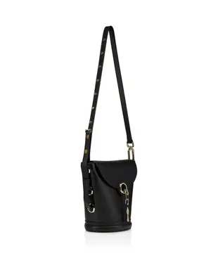 CHRISTIAN LOUBOUTIN Flo Small Shoulder Bag - Black