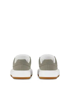 Givenchy Suede Leather Lace-up Sneakers - Khaki