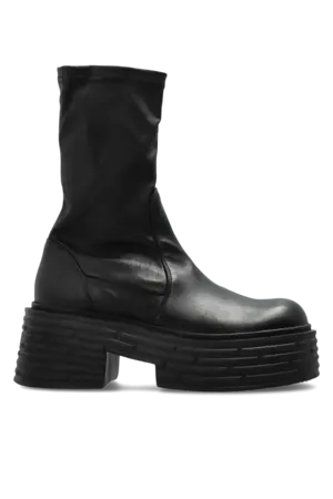 Agl Platform Ankle Boots `lignes - Black