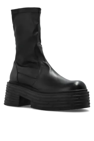 Agl Platform Ankle Boots `lignes