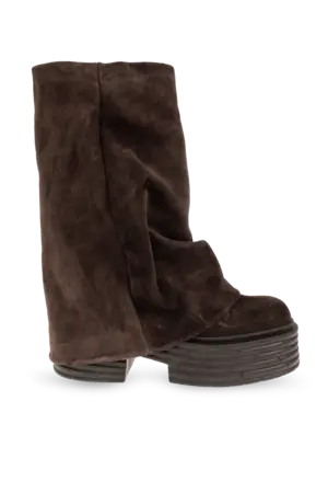 Agl Platform Ankle Boots 'lignes - Brown