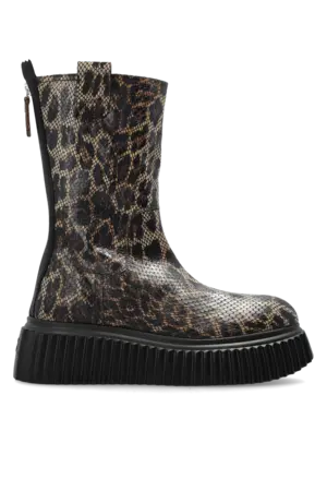 Agl Platform Ankle Boots "milagros - Brown