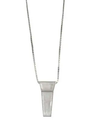 Rick Owens Crystal Trunk Charm - Silver
