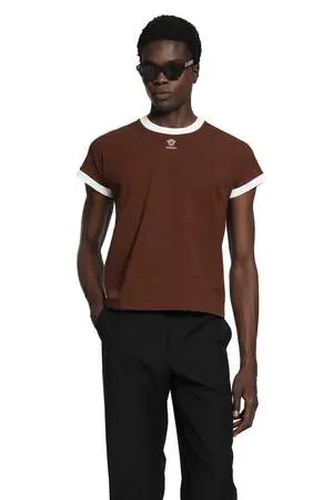 Versace Embroidered-logo Stretch Jersey T-shirt
